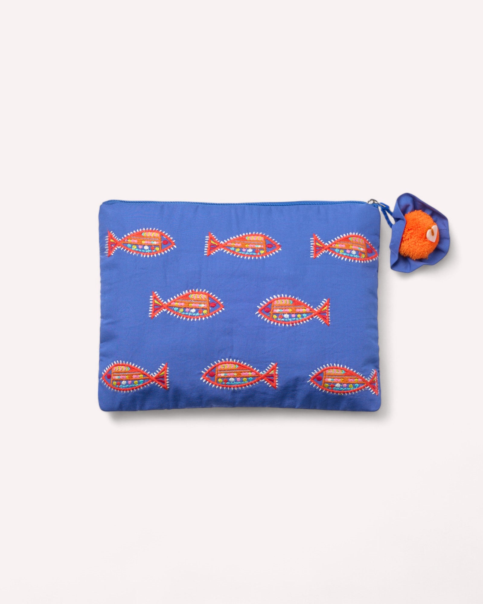Ortiga Bag Red Fish on Blue - Nimo with Love – Nimo With Love